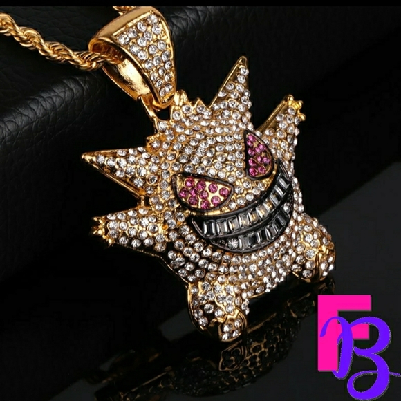 Urban Legend | Accessories | Iced 4k Gold Baby Gengar Pendant Rope ...